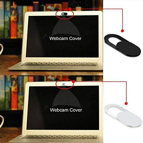 SXRC Webcam Cover, Ultra-Thin Camera Blocker Slider,Webcam Cover Slide Compatible with Laptop, Desktop, PC, Smartphone,Protect Your Privacy and Security - White