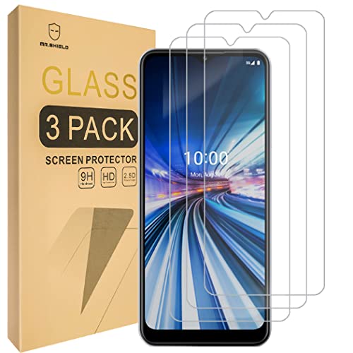 Mr.Shield [3-Pack] Designed For Boost Mobile Celero 5G [Tempered Glass] [Japan Glass with 9H Hardness] Screen Protector with Lifetime Replacement