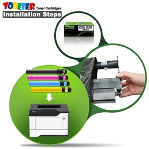 ToBeter Compatible TN321 Toner Replacement for Konica TN-321 TN321K TN321C TN321M TN321Y Toner Cartridge for Minolta Bizhub C224 C224E C284 C284E C364 C364E Printers (BK/C/M/Y, High Yield, 4 Pack)