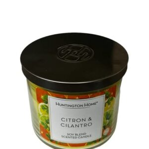 Huntington Home Vela perfumada Citro & Cilantro, 3 mechas 45/60