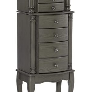 Powell Company Grey Wash Jewelry Powell Viola Armoire