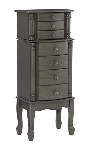 Powell Company Grey Wash Jewelry Powell Viola Armoire