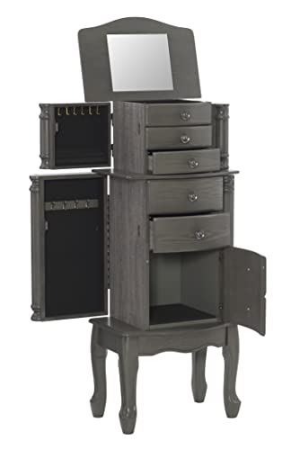 Powell Company Grey Wash Jewelry Powell Viola Armoire