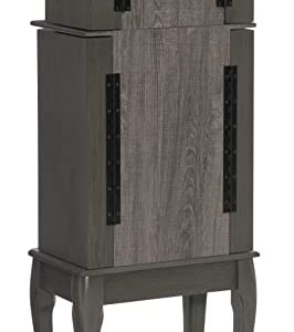 Powell Company Grey Wash Jewelry Powell Viola Armoire