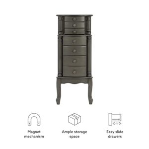 Powell Company Grey Wash Jewelry Powell Viola Armoire