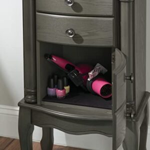 Powell Company Grey Wash Jewelry Powell Viola Armoire