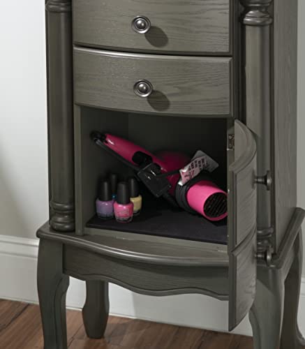 Powell Company Grey Wash Jewelry Powell Viola Armoire