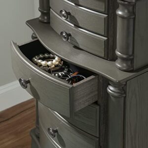 Powell Company Grey Wash Jewelry Powell Viola Armoire