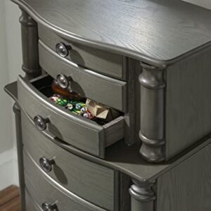 Powell Company Grey Wash Jewelry Powell Viola Armoire