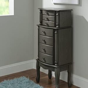 Powell Company Grey Wash Jewelry Powell Viola Armoire