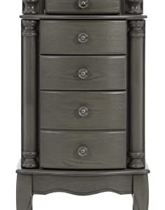 Powell Company Grey Wash Jewelry Powell Viola Armoire