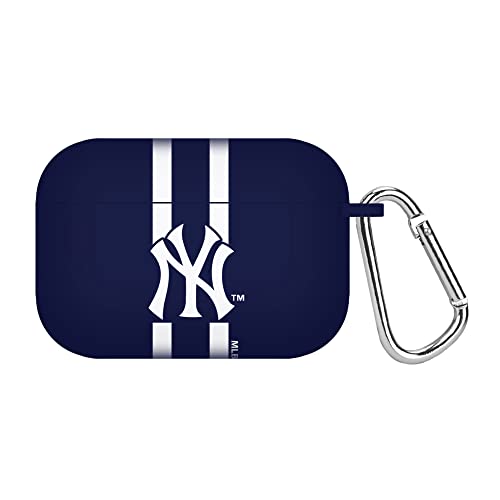 GAME TIME New York Yankees HD Case Cover Compatible with Apple AirPods Pro (Stripes)