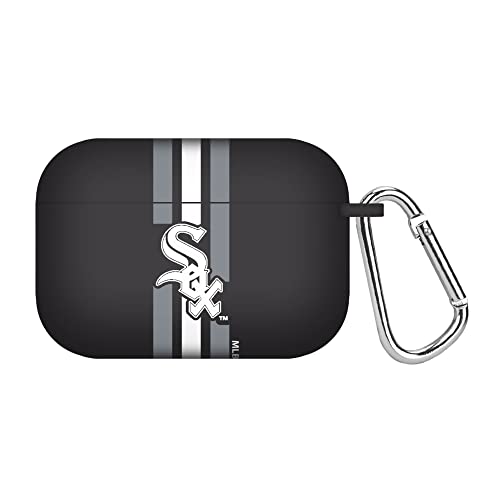 GAME TIME Chicago White Sox HD Case Cover Compatible with Apple AirPods Pro (Stripes)