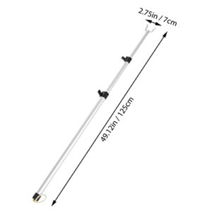 YARDWE Long Stick Pole with Hook, Long Reach Stick with Hook Closet Pole Retractable Reach Sticks Long Reach Closet Pole with Hook for Closet Rod, Shelf