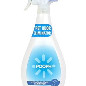 Pooph Pet Odor Eliminator, 32oz Spray - Dismantles Odors on a Molecular Basis, Dogs, Cats, Freshener, Urine, Poop, Pee, Deodorizer, Natures, Puppy, Fresh, Clean, Furniture, Potty, Safe