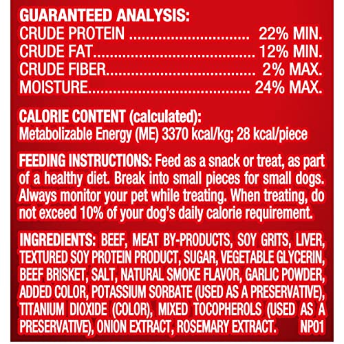 Pup-Peroni Rounds Dog Treats With Beef Brisket, 5 oz. Bag (Pack of 8)