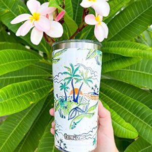 Tervis Painted Tropical Paradise Insulated Tumbler, 20oz Legacy, Stainless Steel