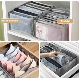 GUAGLL 3 Pack Foldable Underwear Drawer Organizer, Underwear Storage Divider Boxes For Bras, Socks, Underwear, Ties