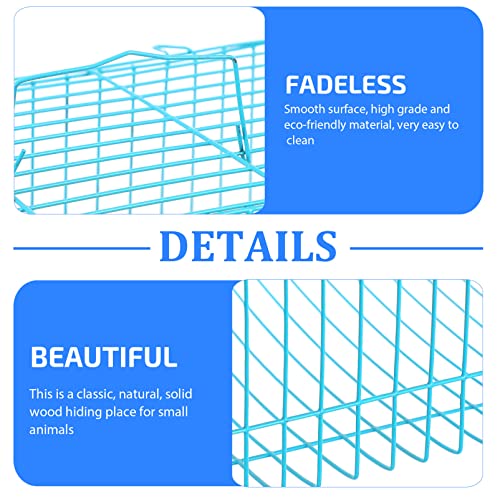 Small Dog Crate, Metal Pet Cage Dog Cage Dog Kennel Rabbit Cage Poultry Cage Rabbit Habitat Cage Small Animal Critter Cage for Cat Chicken Guinea Pig, Random Color