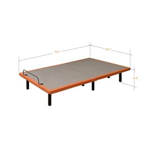 Adjustable Bed Frame Queen - Easy to Install in 5 Minutes, Adjustable Bed for Massage, Zero Gravity, Under Bed Lights, Wireless Remote, Foot&Head Incline, Smart Bed, 3000 Premium Series