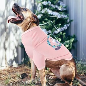 Balacoo Outdoor Dog Costume Pet Dog Winter Costume Puppy Clothes Winter Dog Clothing Pet Costume Pink Unicorn Clothes Outfit Holiday Party Supply M Winter Pet Pajamas Dog Sweater