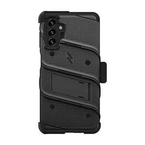 ZIZO Bolt Bundle for Galaxy A13 5G Case with Screen Protector Kickstand Holster Lanyard - Black