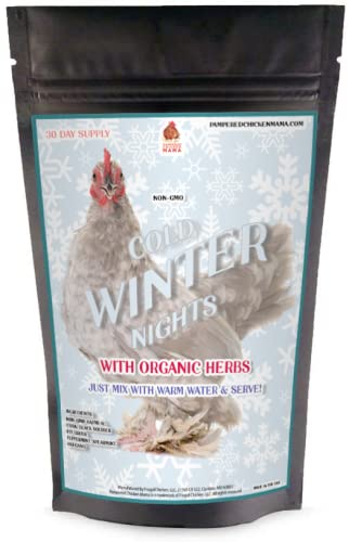 USA Black Soldier Fly Grub, Oatmeal, & Herb Chicken Scratch Treat for Backyard Hens: Non-GMO, Healthy Backyard Chicken Feed and Supplies, Cold Winter Nights (4 pounds)