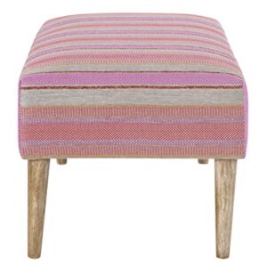 Linon Home Decor Products Pink Stripe Linon Yanni Bench