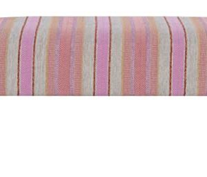 Linon Home Decor Products Pink Stripe Linon Yanni Bench