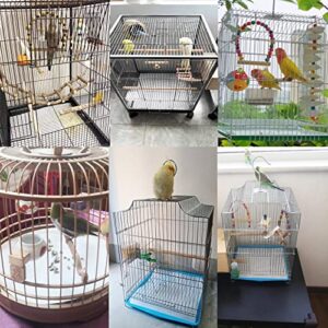 Hamiledyi Bird Cage Liner Paper Disposable Non-Woven Absorbent Liners 300 Sheets Pet Cages Cushion Accessories for Parrot Canary Finch Macaw Parakeet