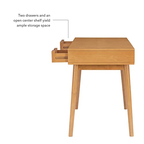 Linon Home Decor Products Natural Wood Modern Linon Drake Desk