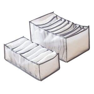 wardrobe clothes organizer 2pcs drawer organizers clothes washable wardrobe clothes organizer foldable drawer compartment storage