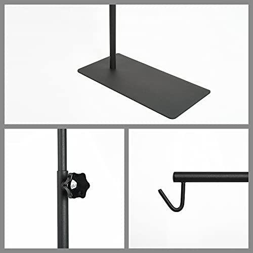 BETAZOOER Reptile Lamp Stand Adjustable 15-31 Inch Floor Light Holder Lamp Hanging Bracket Metal Support for Reptile Glass Terrarium Heating Light