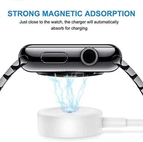 Watch Charger for Apple Watch Charger, Long 6.6FT iWatch Portable Wireless Fast Charging Cable Cord with USB Wall Charger Plug Adapter Block Compatible with Apple Watch Series 8/7/SE/6/5/4/3/2/1