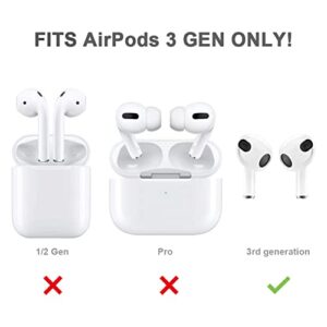 Ear Hook Cover Compatible with AirPods 3,Anti-Drop Accessories Compatible with AirPods 3rd Generation(White)