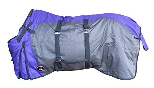 CHALLENGER 84" 1200D Horse Turnout Waterproof Heavy Weight Winter Blanket 5EE22PR