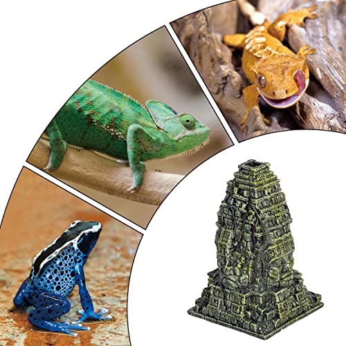 REPTI ZOO Reptile Fogger, Ancient Castle Style Reptile Humidifiers, 600ml Terrarium Humidifier Fogger Humidifier for Reptiles, Can Use for Reptile Decoration