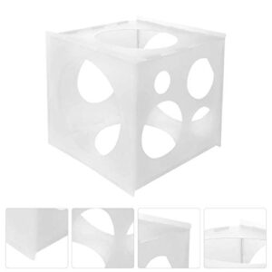 ABOOFAN 11 Hole Plastic Balloon Sizer Box Cube Balloon Size Measurement Tool for Balloon Decorations Balloon Arches Balloon Columns