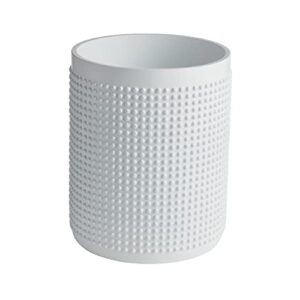 roselli trading company milano bath wastebasket, white