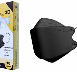 Liz’N Health Medical Grade Disposable Masks, Particulate Respirator w/ 4 Layer Filtration, Medical Professionals & Personal Protective Use Carbon Activated Filter