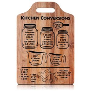 rustic kitchen conversions wooden kitchen wall decor kitchen conversion chart kitchen measurement wall art decorative signs and plaques kitchen conversion charts sign for home decorations, 11.81 inch