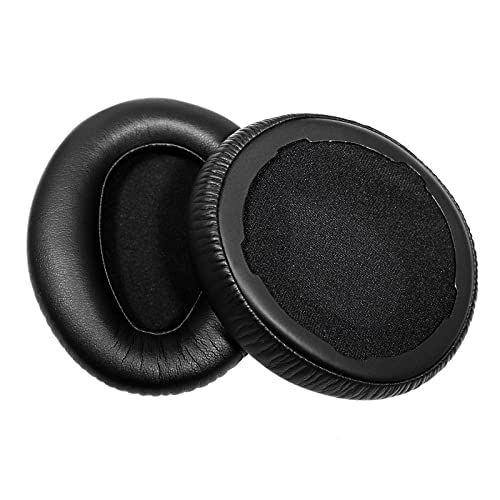 MDR-10R Earpads Replacement Protein Leather Ear Pads Cushions Cover Repair Parts Compatible with Sony MDR-10RBT MDR-10RNC MDR-10R Headphones (Black)