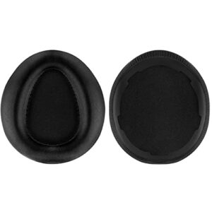 MDR-10R Earpads Replacement Protein Leather Ear Pads Cushions Cover Repair Parts Compatible with Sony MDR-10RBT MDR-10RNC MDR-10R Headphones (Black)