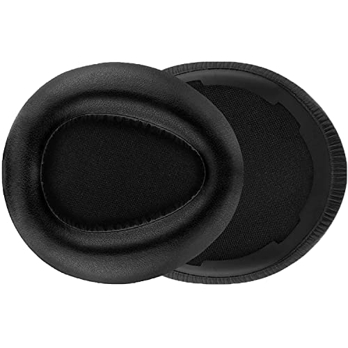 MDR-10R Earpads Replacement Protein Leather Ear Pads Cushions Cover Repair Parts Compatible with Sony MDR-10RBT MDR-10RNC MDR-10R Headphones (Black)