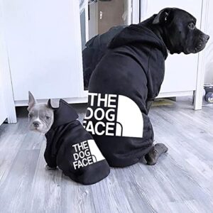 通用 Dog Hoodie,Comfortable Soft Fashion Dog Clothes,Trendy Dog Hoodie,for Small, Medium and Large Dogs (Large, Light Gray)