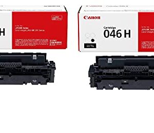 Canon 046 High Yield Black Toner Cartridge (2 Pack) for Color imageCLASS MF731Cdw in Retail Packaging