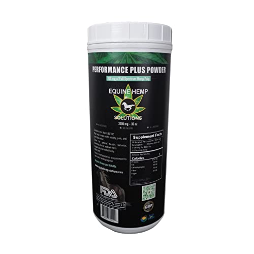 Performance Plus Powder Equine Hemp Supplement - 32 oz, 150