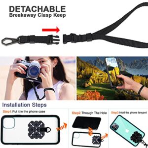 Phone Lanyard Strap, Smartphone Safety Tether Tab System for Camera & Phone Iphone Case Anchor, Smartphone Safety Tether System-Android Mobile Phone Safety Tether Tab System