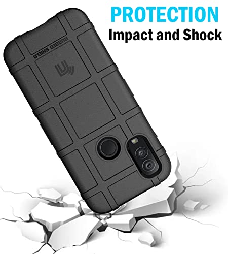 Nakedcellphone Special Ops Series Compatible with Verizon Kyocera DuraSport 5G UW Phone (C6930) Case, Tactical Armor Rugged Shield Cover [Anti-Fingerprint, Matte Grip Texture] - Black