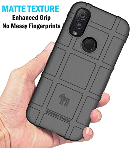 Nakedcellphone Special Ops Series Compatible with Verizon Kyocera DuraSport 5G UW Phone (C6930) Case, Tactical Armor Rugged Shield Cover [Anti-Fingerprint, Matte Grip Texture] - Black